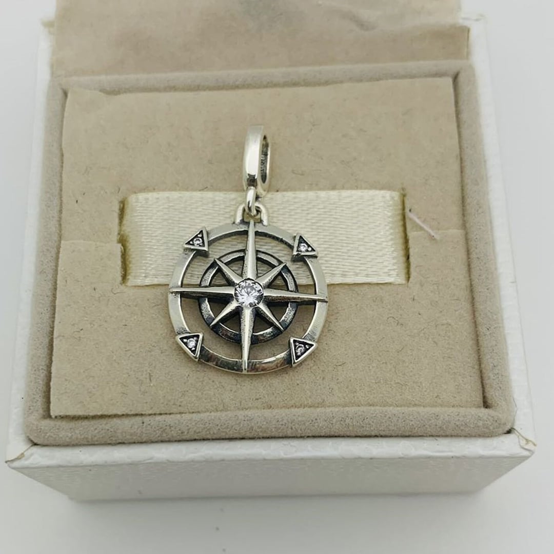 Pandora Spinning Compass Dangle Charm Pendant / S925 Sterling - Etsy