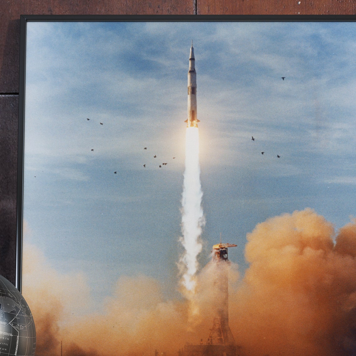 Iconic NASA Print: Apollo 11 Launch Art Print - Commemorating the ...