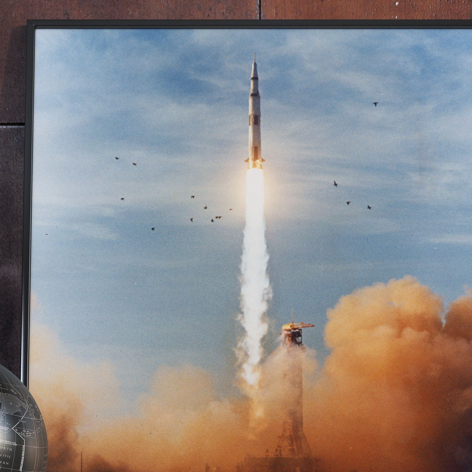 Iconic NASA Print: Apollo 11 Launch Art Print - Commemorating the ...