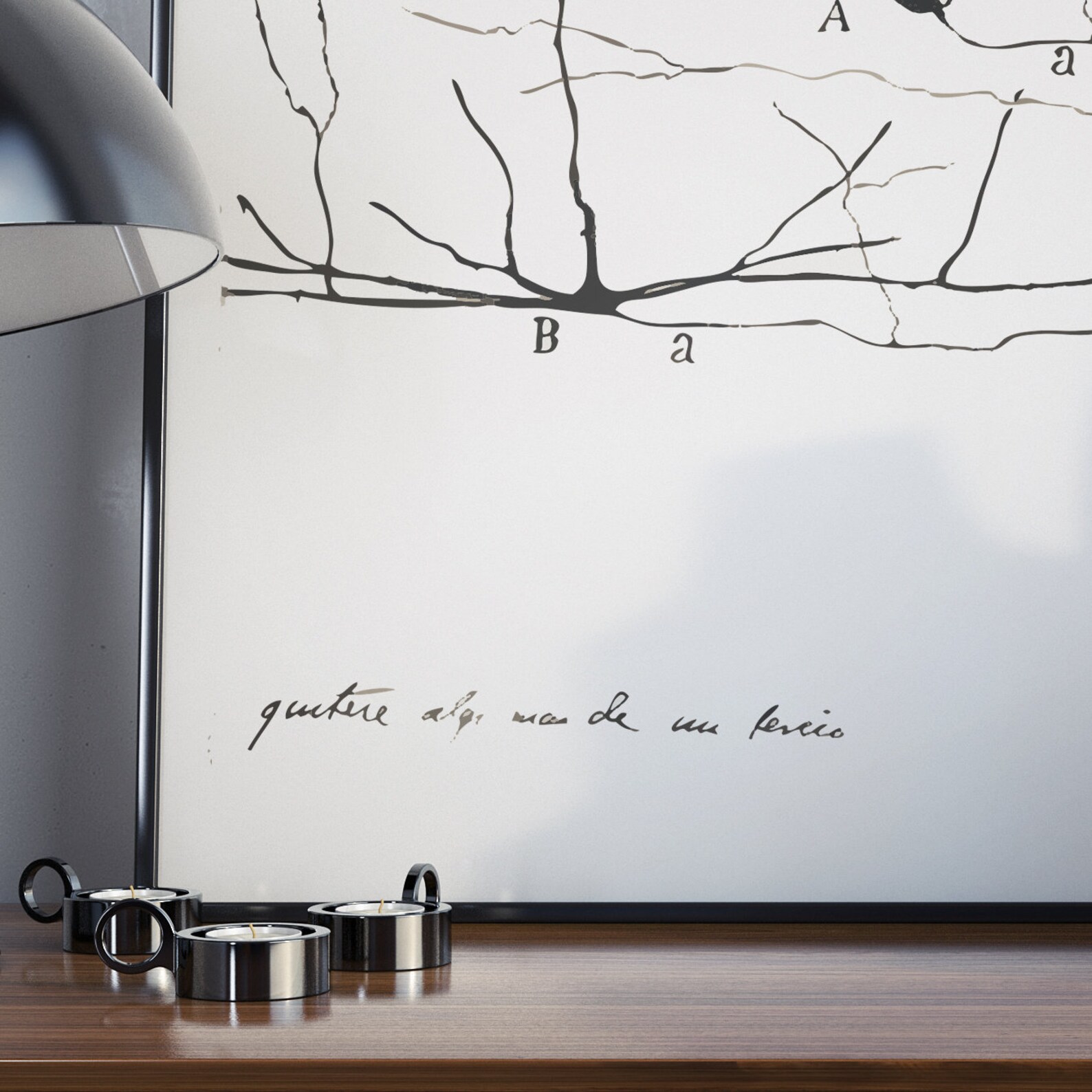 Neuron Art Print: Cajal's Child Auditory Cortex Neurons Poster ...