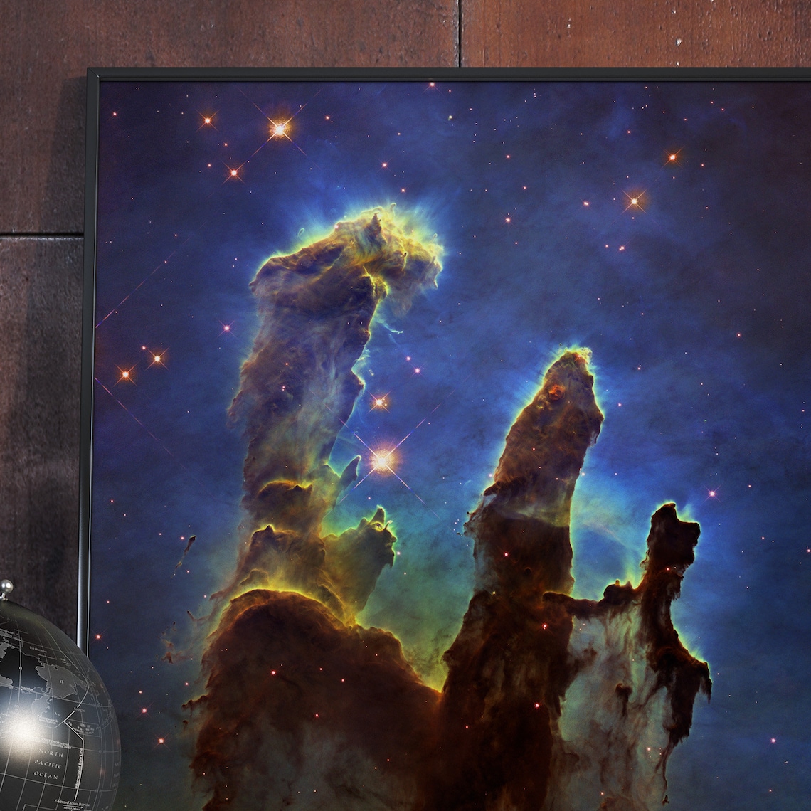 NASA Art Print: the Pillars of Creation Nebula - Columns of ...