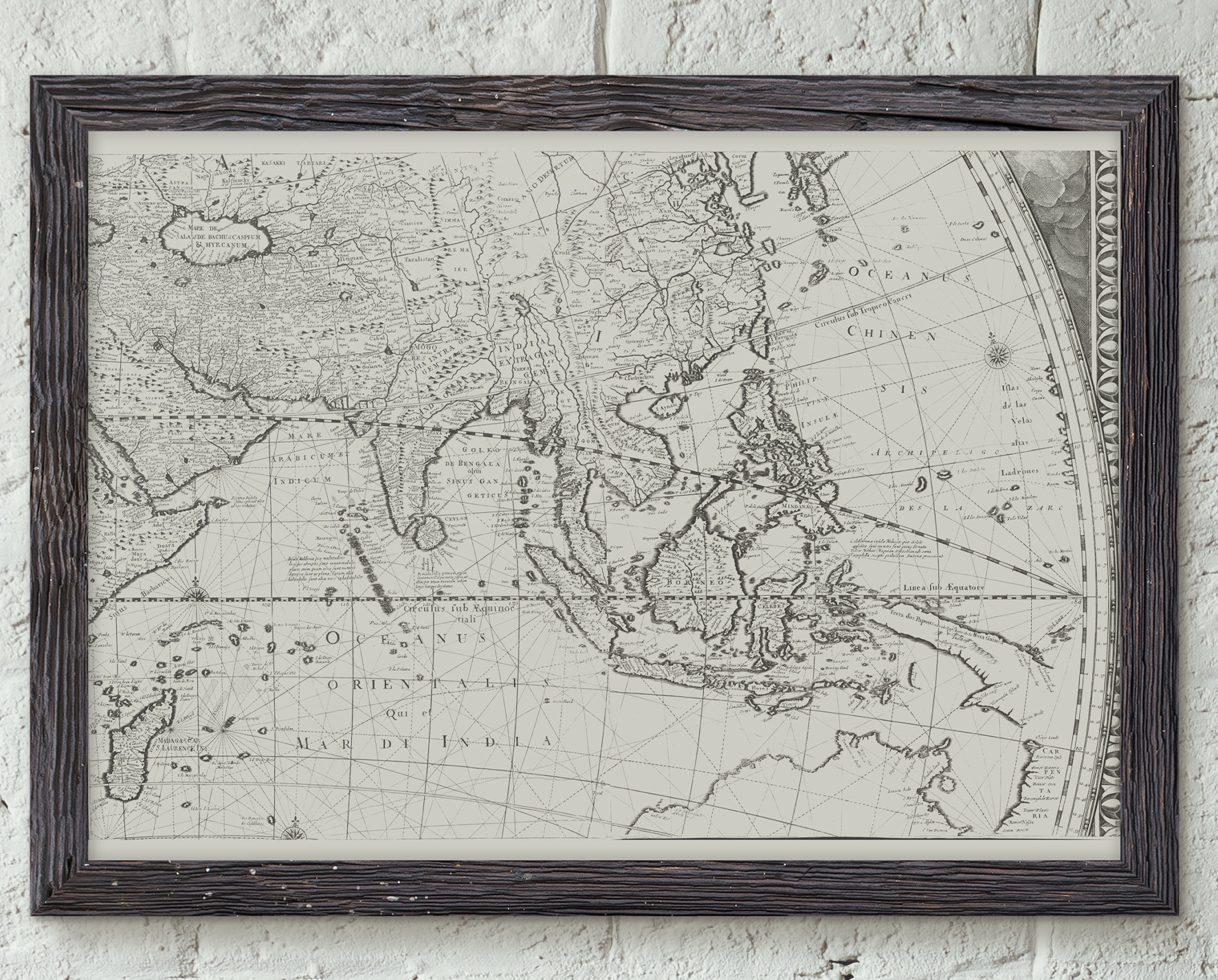 1670 English Empire World Map Art Print – Drake & Cavendish Voyages - Etsy