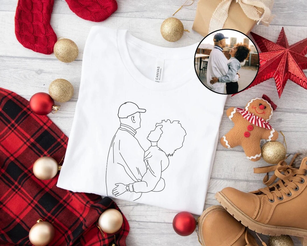 Custom Family Faceless Portraits Shirt, Custom Family Portrait Gift ...