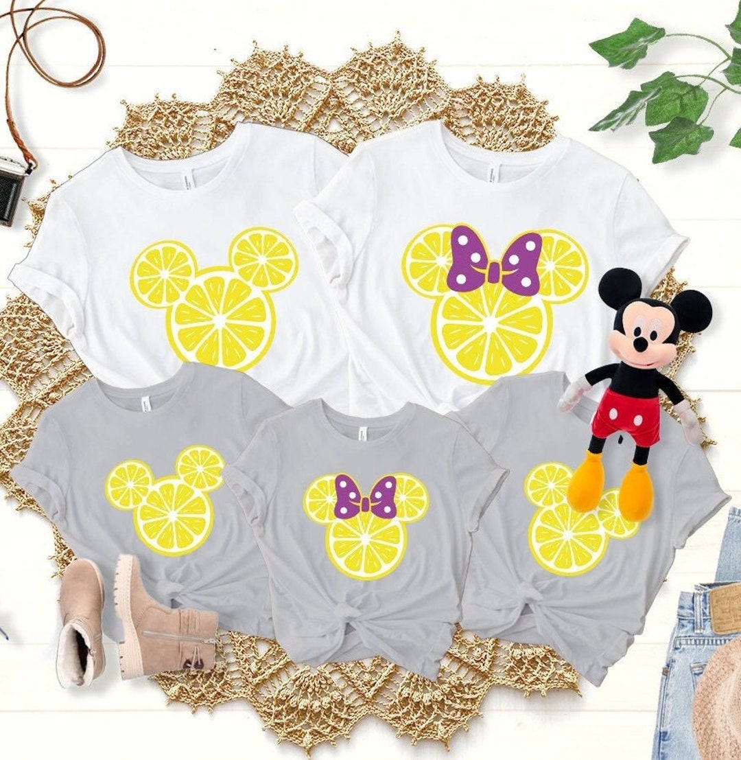 Lemonade Mickey Shirts, Summer Vacation Tops, Lemonade Shirt, Group ...