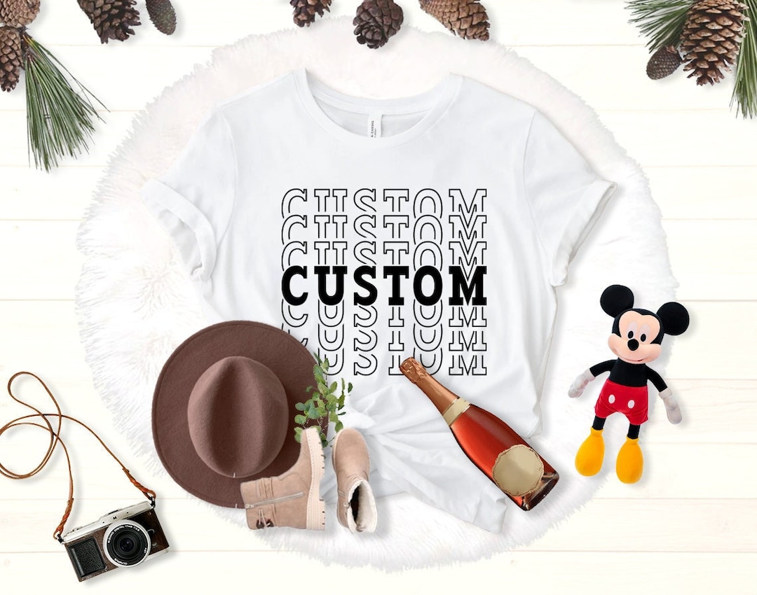 Custom Retro Font Shirt Custom MIRROR Font Shirt - Etsy