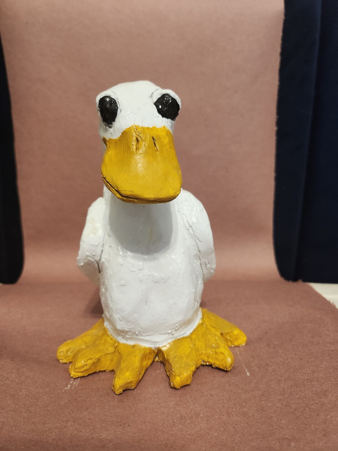 Collectable Duck, Clay and Acrylic Paint. Original One of a Kind ...
