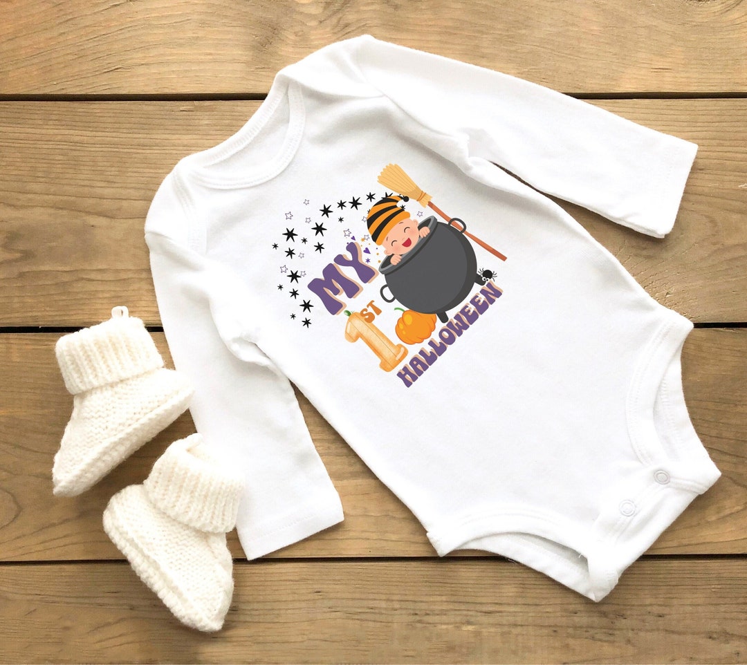 1st Halloween Outfit My First Halloween Baby Girl Bodysuit - Etsy