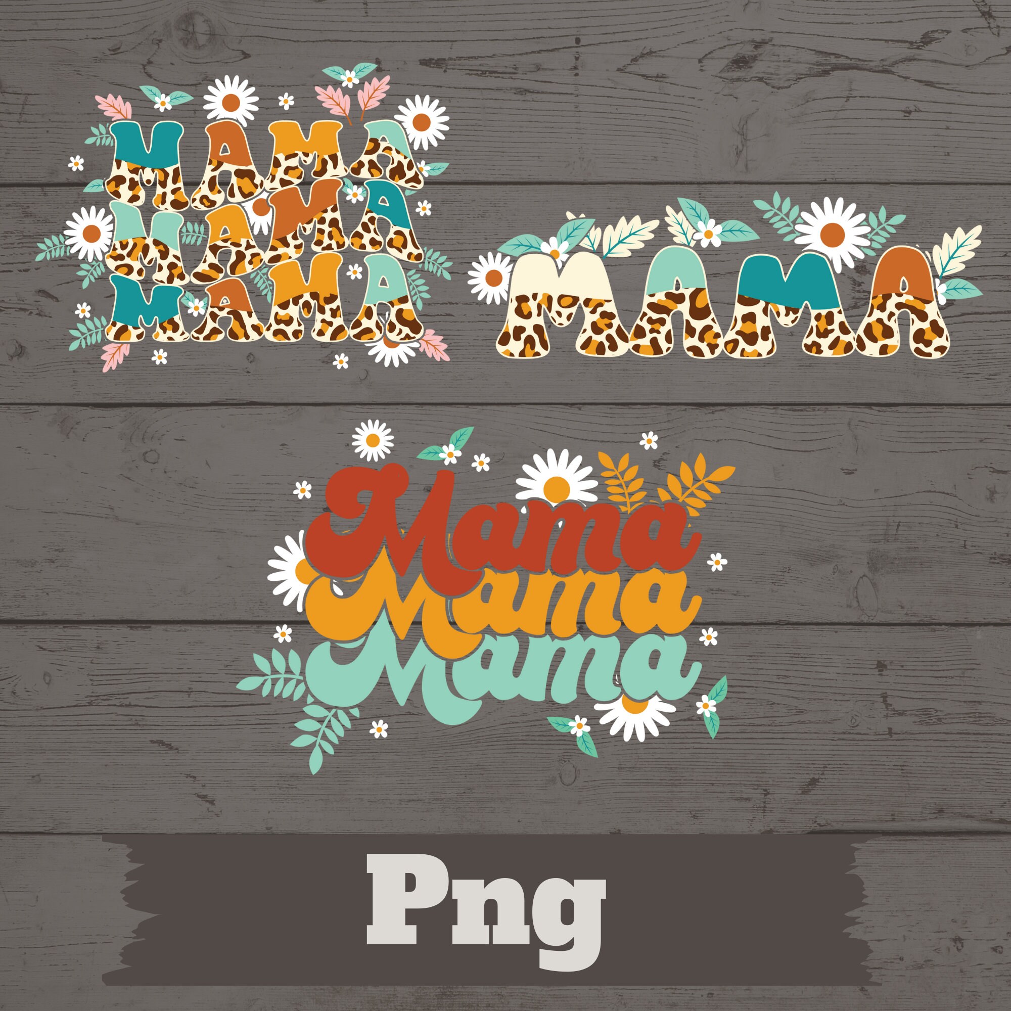 Mama Png Floral Mama Retro PNG Summer Mama Png Mama - Etsy