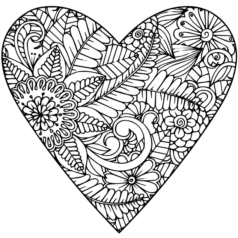 Floral Mandela Coloring Pages Starter Bundle Version 4 - Etsy