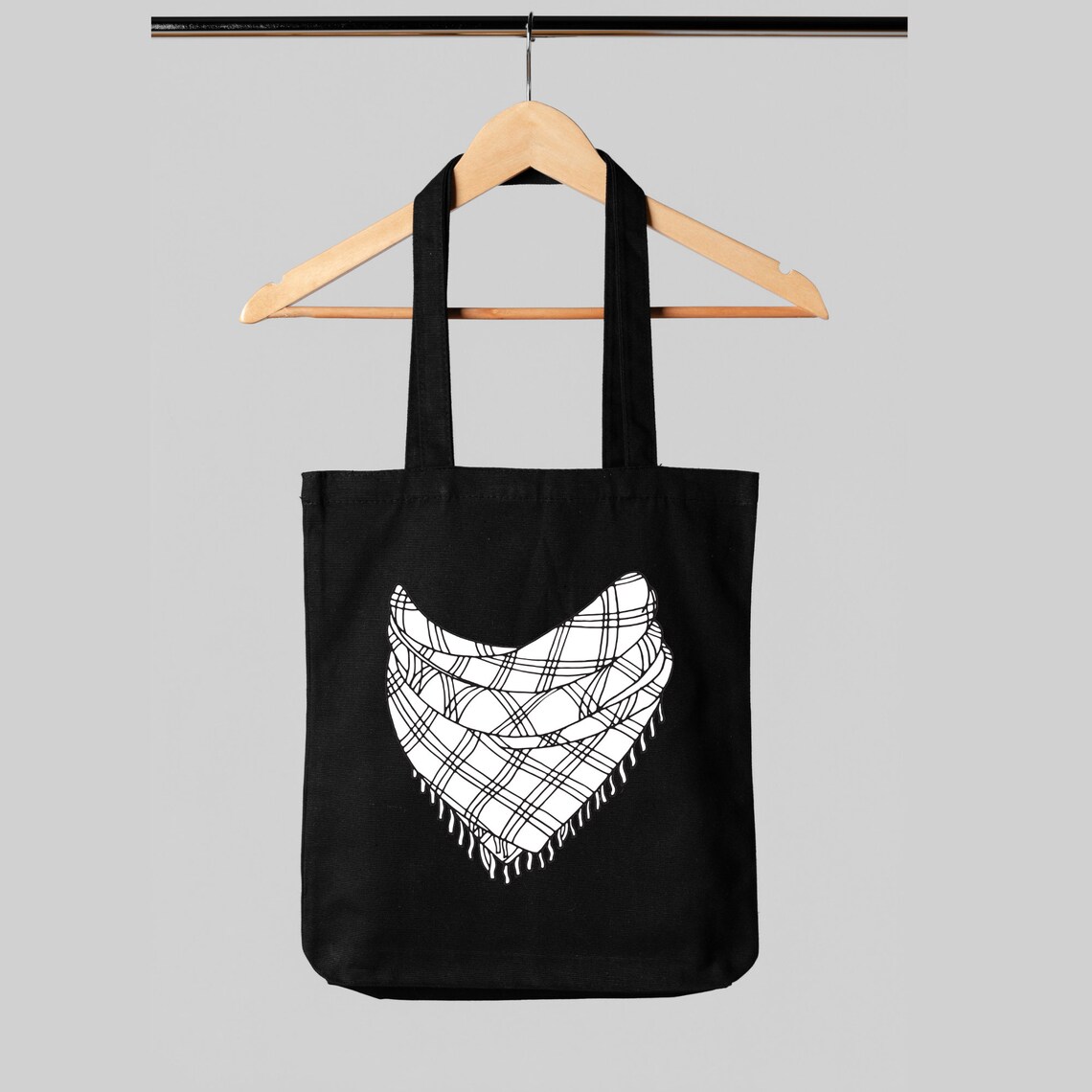 Keffiyeh in Shape of Palestine Map Outline Png Digital File, Kufiya ...