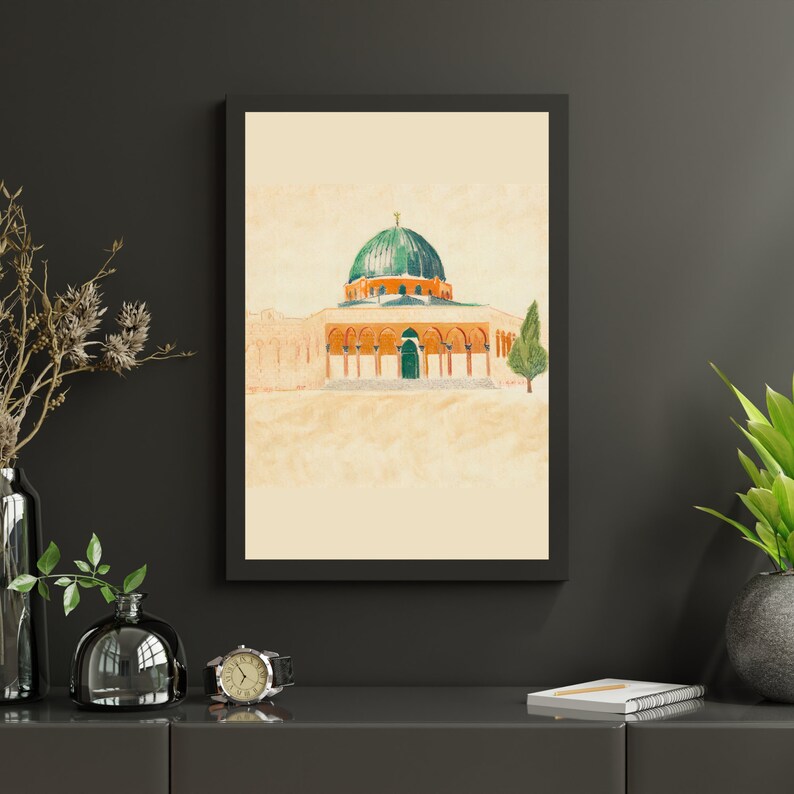 Al-aqsa Mosque Al Quds Old Architecture Jerusalem - Etsy