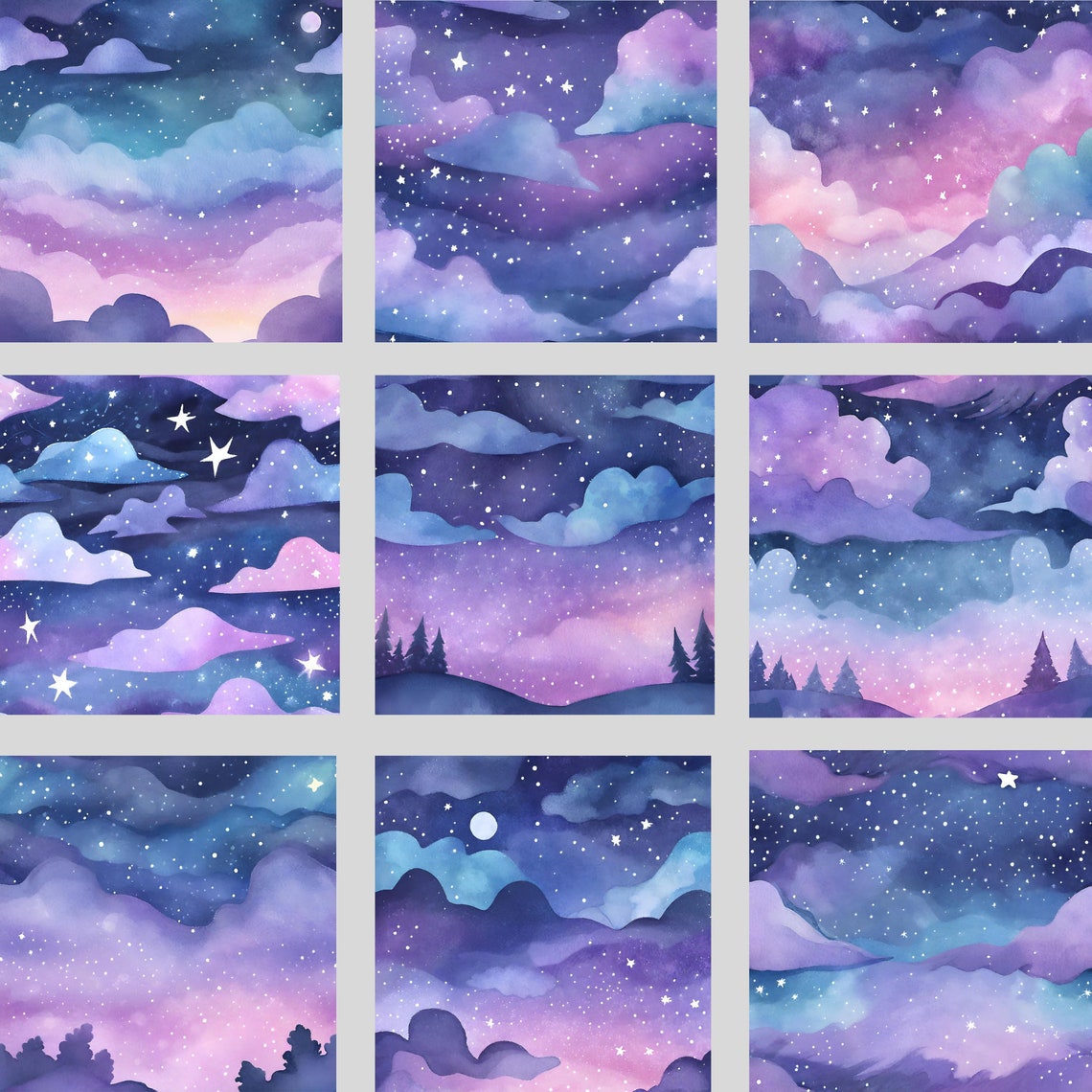 Nightsky Texture Clipart,night Sky Starry Backgrounds,jpg Clipart ...