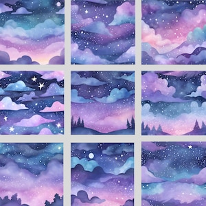 Nightsky Texture Clipart,night Sky Starry Backgrounds,jpg Clipart ...