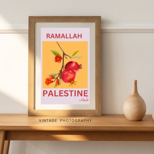 Digital Palestine Poster | Ramallah Art | Printable Palestinian Artwork ...