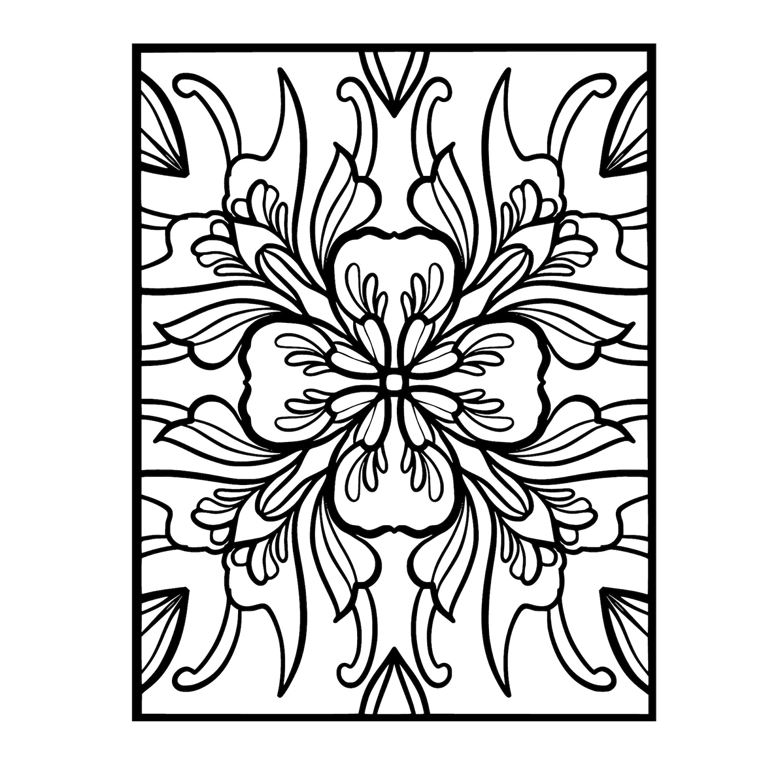 1000 PAGES Adult Coloring Pages - Etsy