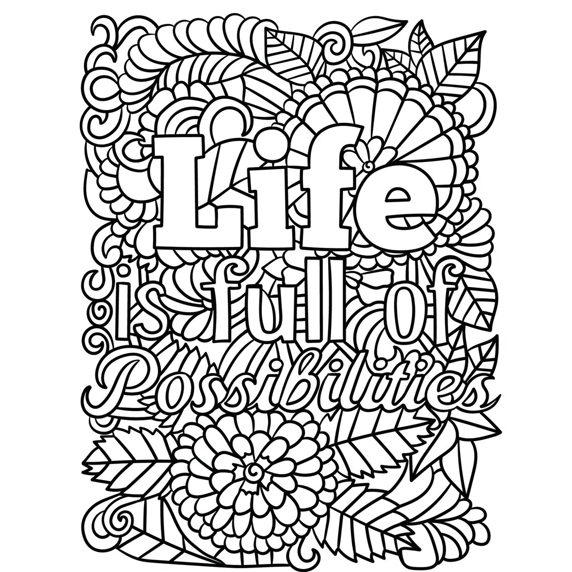 Floral Mandela Coloring Pages Starter Bundle Version 4 - Etsy
