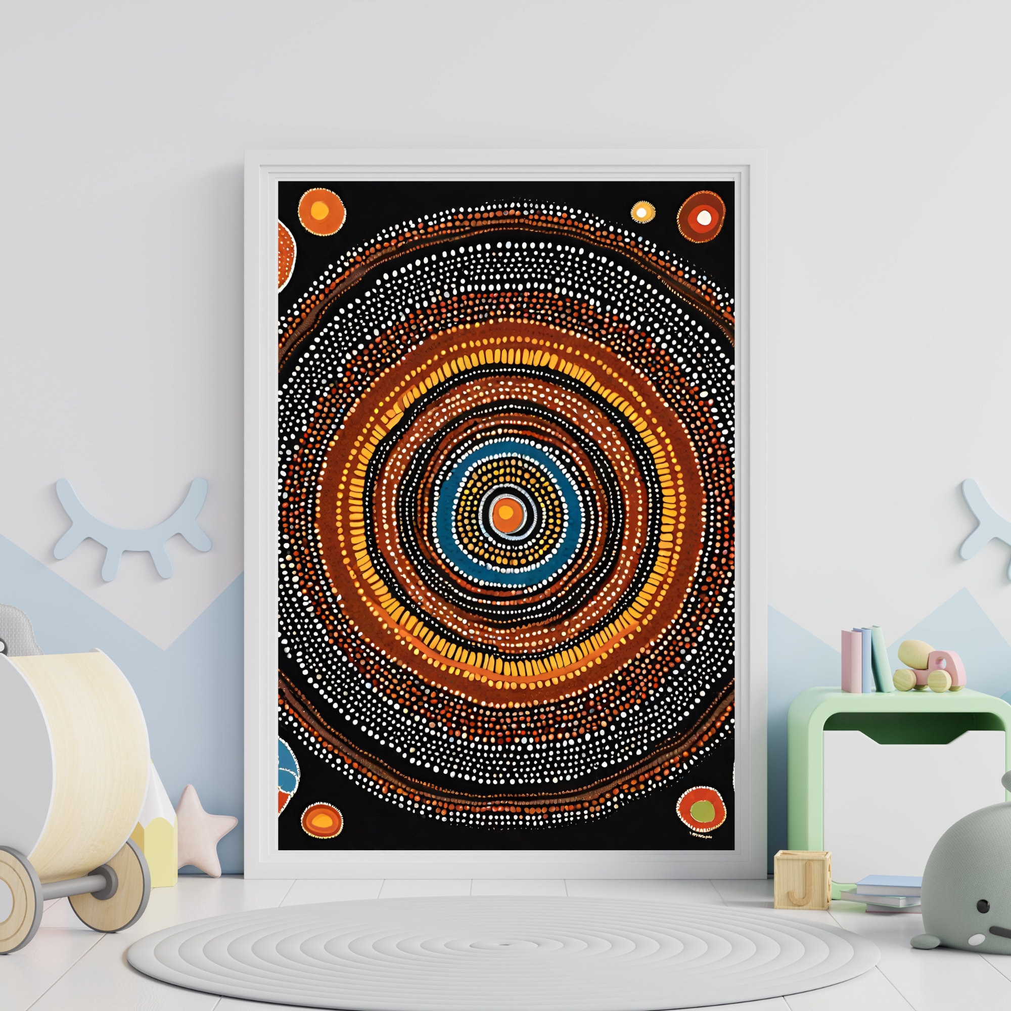 Digital Aboriginal Art Print - Etsy Australia
