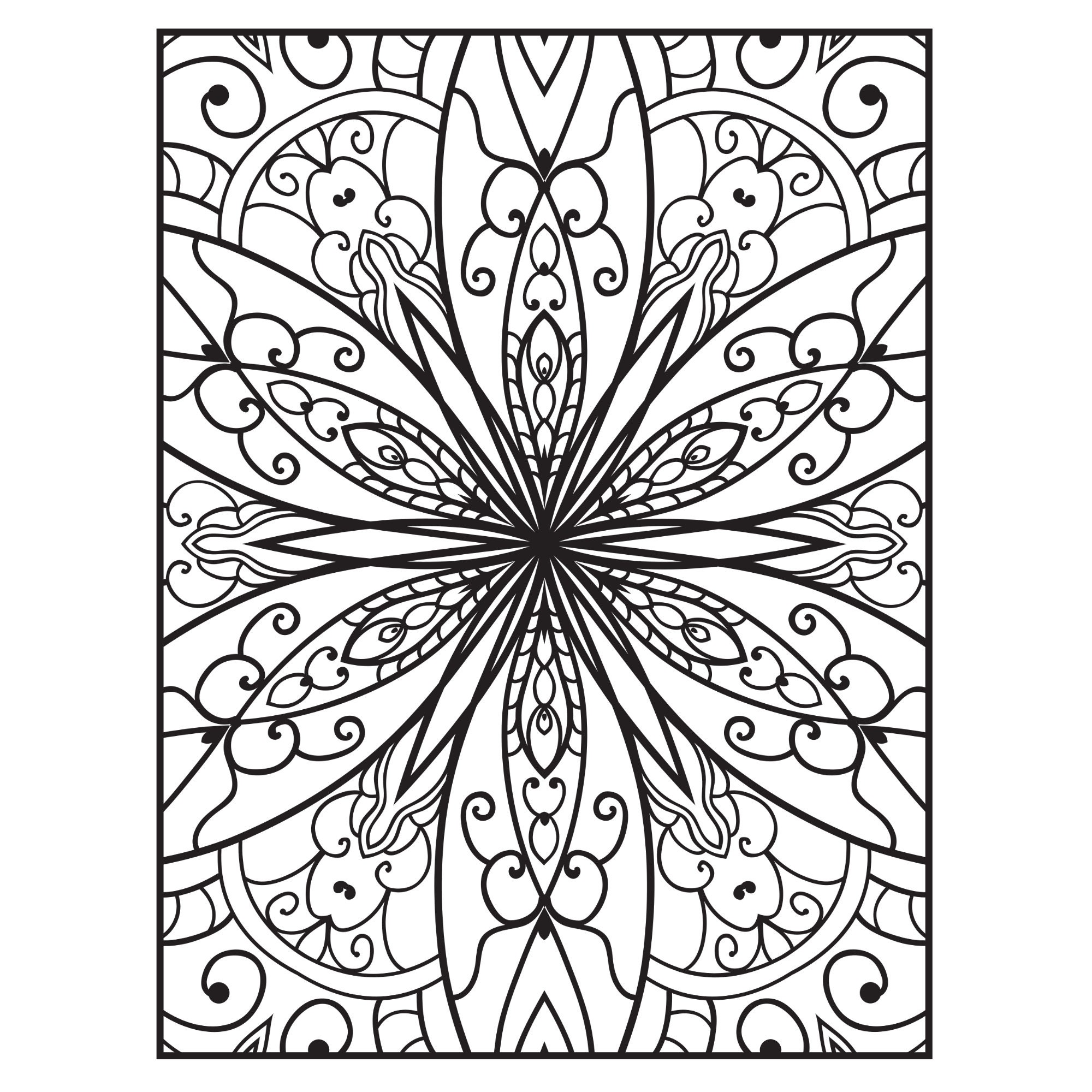 60 PAGES Adult Coloring Pages - Etsy