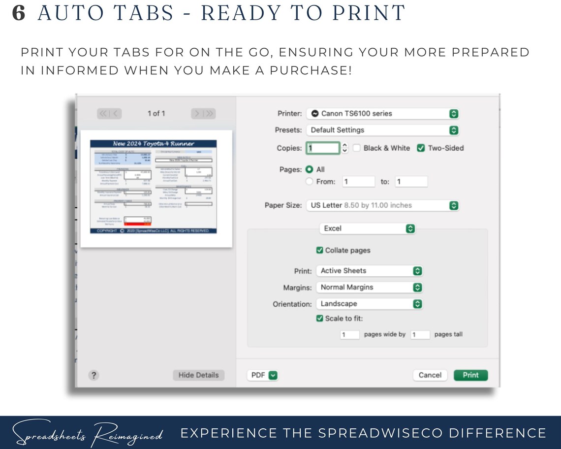 Car Budget Planner Spreadsheet Excel, Car Buying Guide, Car Purchase ...