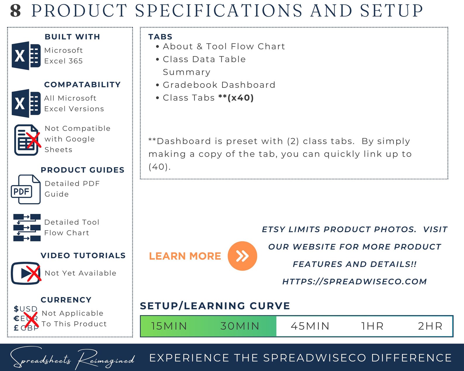Traditional Class Gradebook Spreadsheet Excel, Grade and Assignment ...