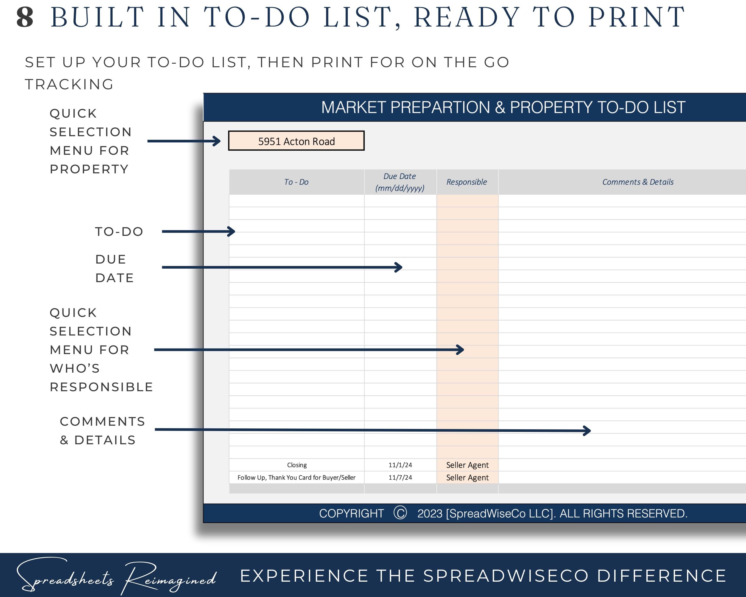 Realtor Expense & Commissions Tracker Spreadsheet Excel, Real Estate ...