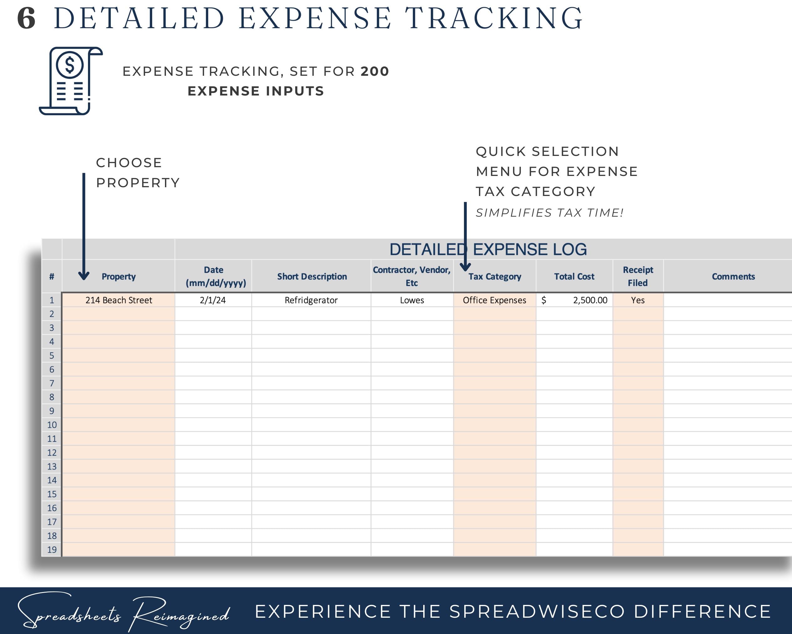Realtor Expense & Commissions Tracker Spreadsheet Excel, Real Estate ...