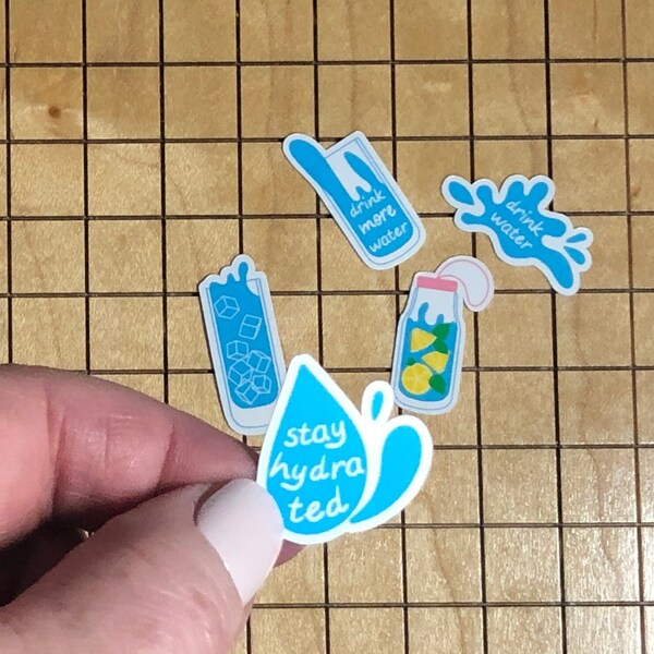 Water Stickers - Etsy