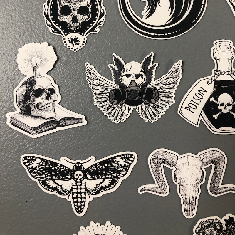 Goth Stickers - Etsy