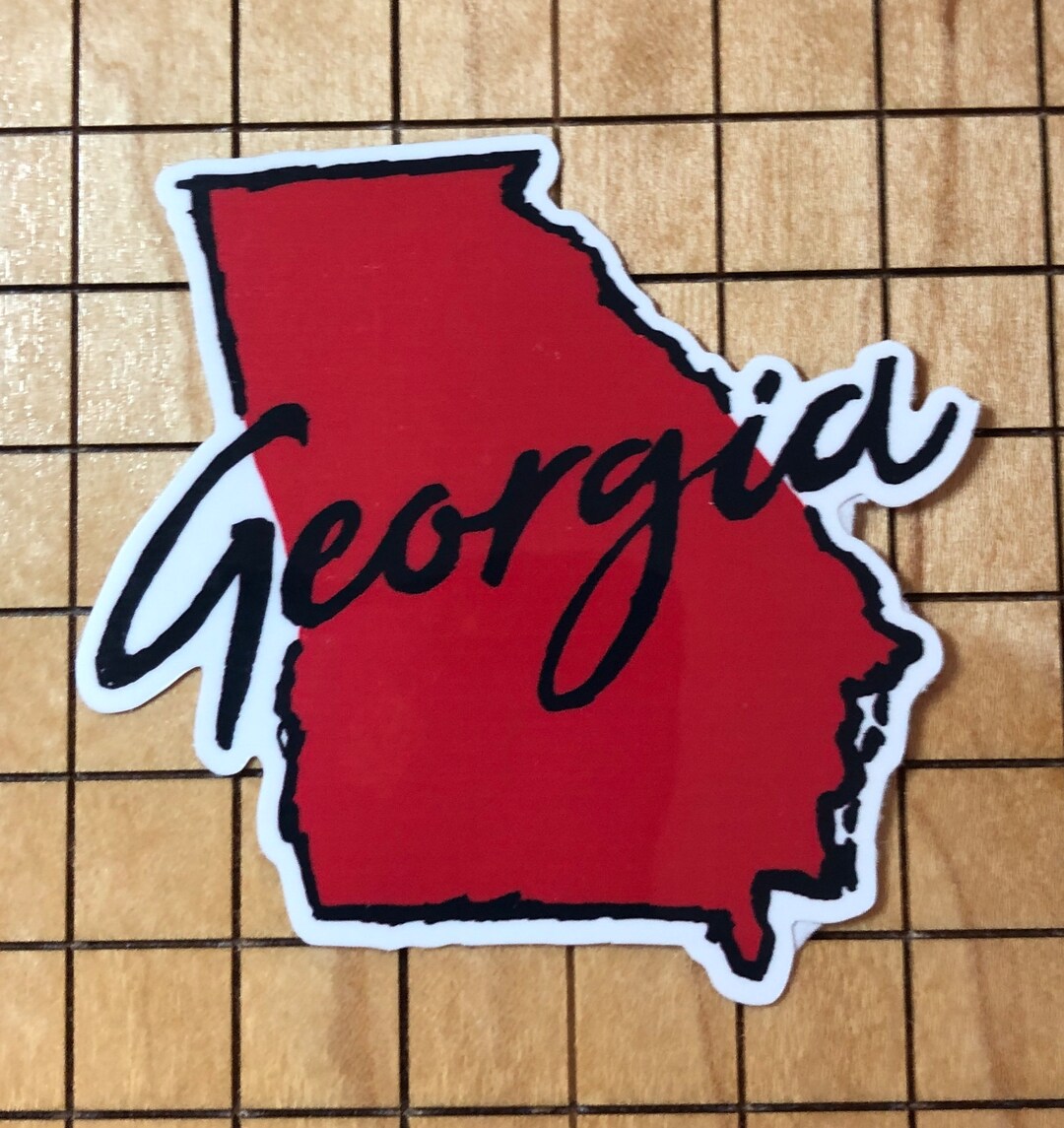 Georgia Sticker, State Sticker, Phone Case Decal, Laptop Decal, Water ...