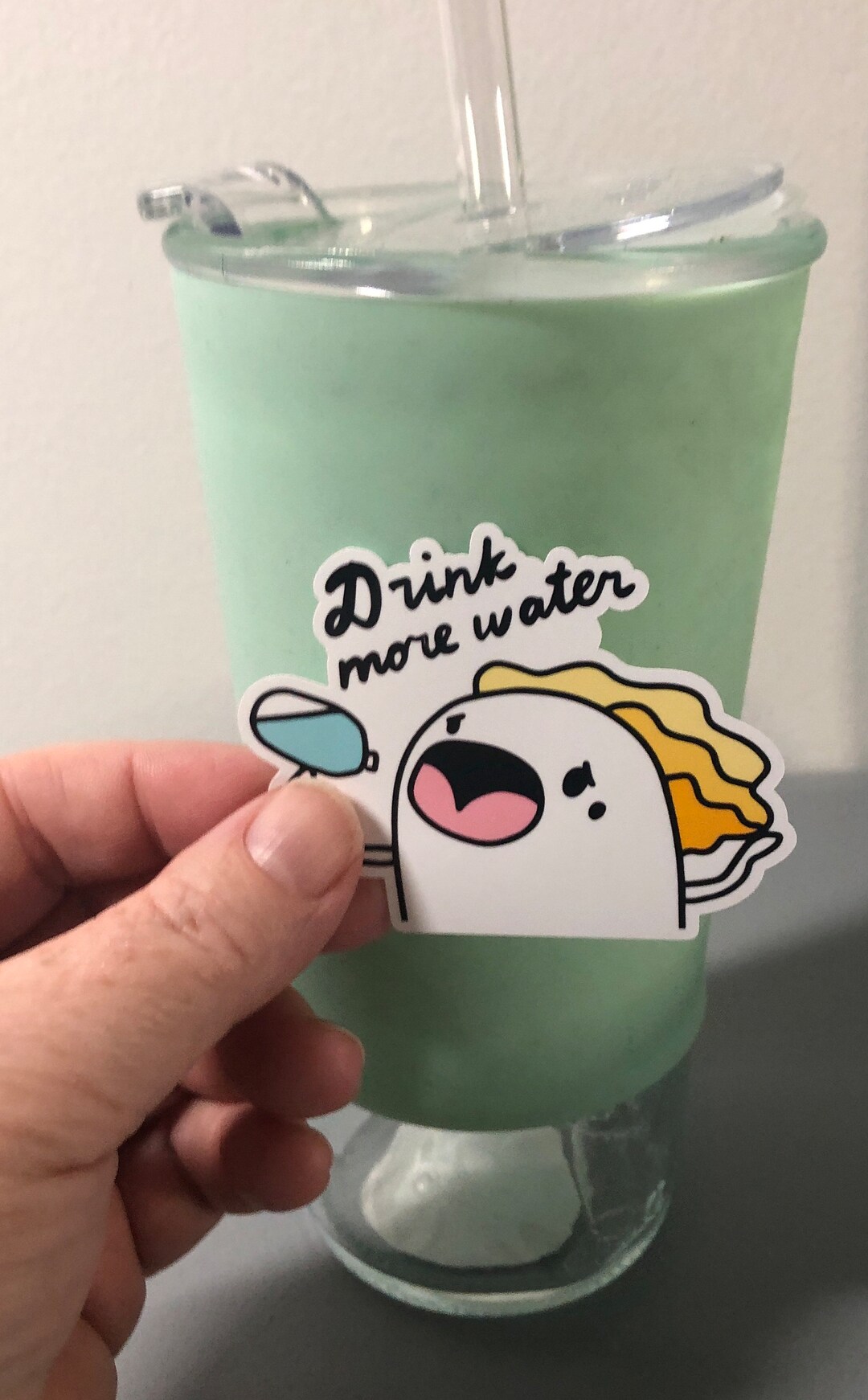 Drink Water Sticker, Water Sticker, Hydrate Sticker, Water Decal ...