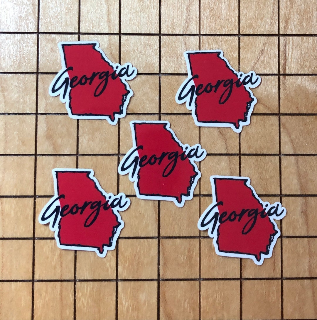 5 MINI Georgia Stickers, Travel Stickers, Sticker Pack, Laptop Decal ...
