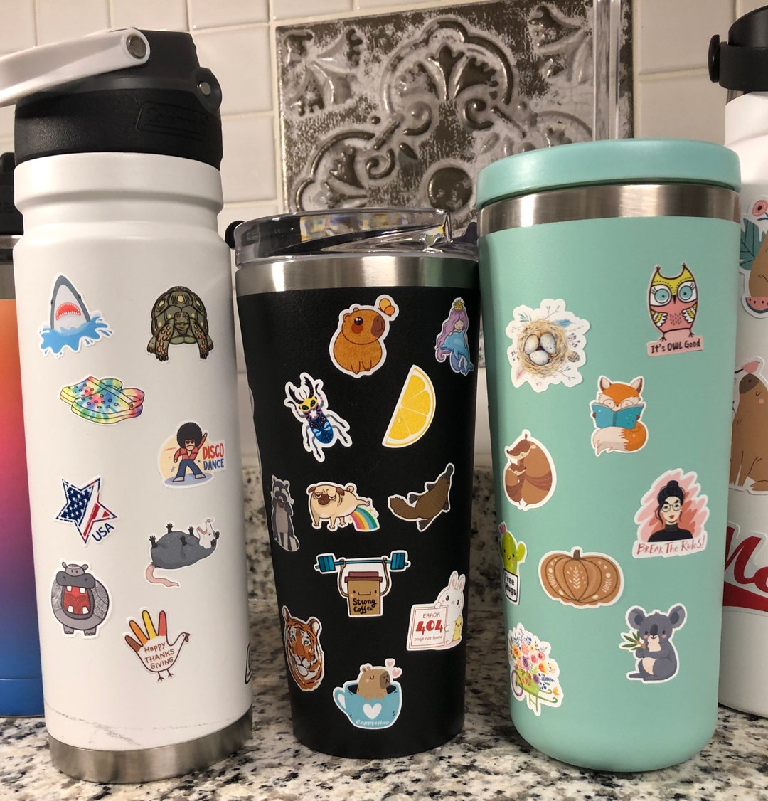 24 Assorted MINI Sticker Set, Mini Sticker Pack, Sticker Bundle, Tiny ...