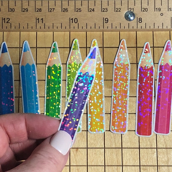 Pencil Stickers - Etsy