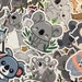 10 Koala Stickers, Koala Sticker Pack, Koala Gift, Party Favor, Tumbler ...
