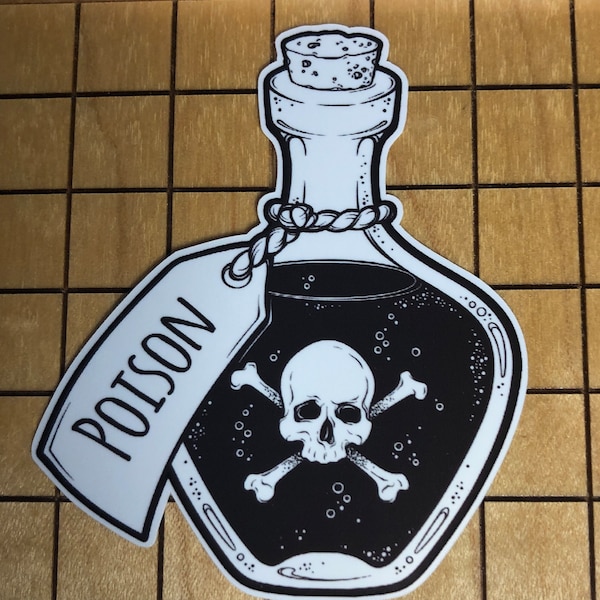 Poison Decal Sticker - Etsy