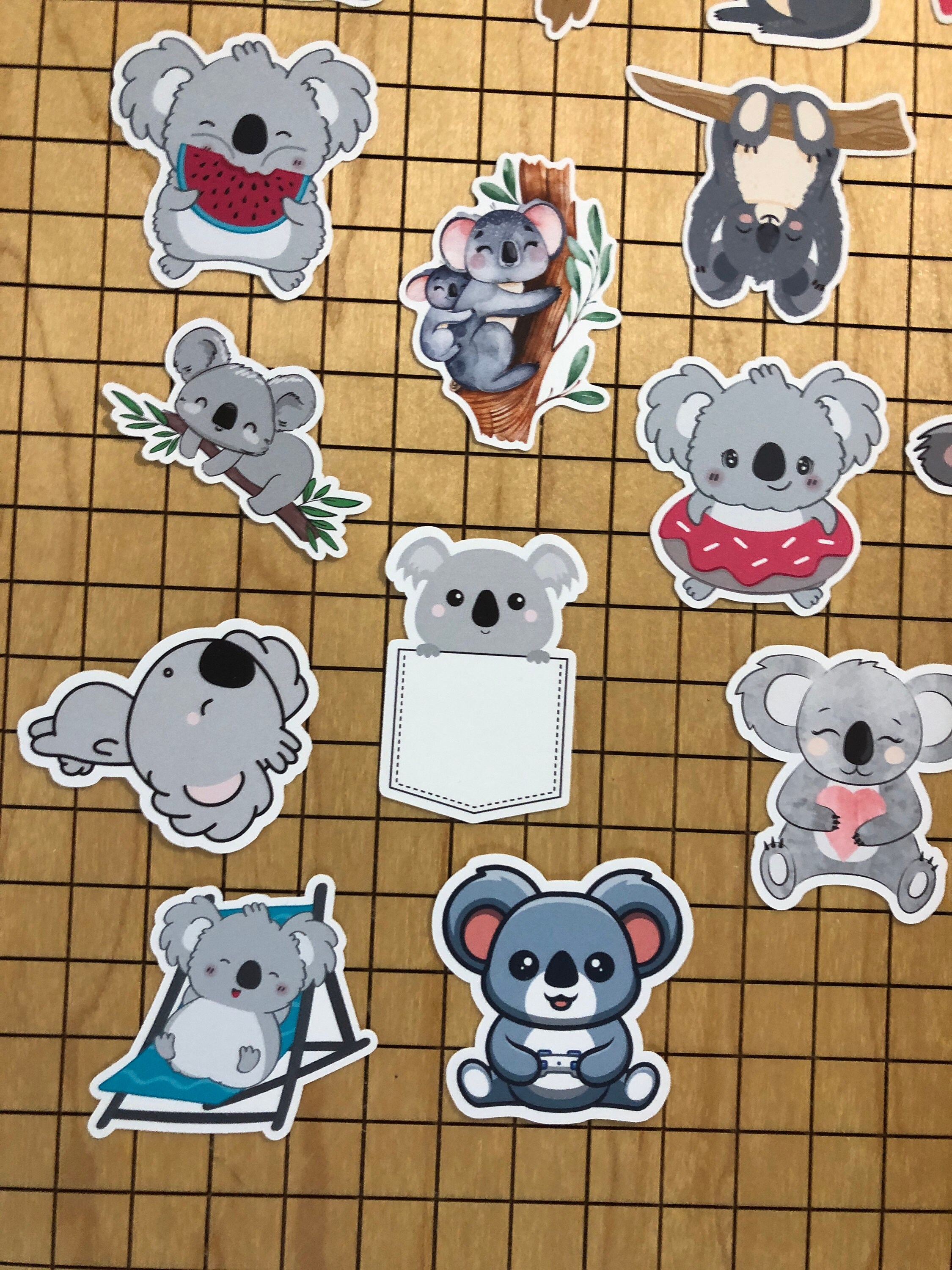 10 Koala Stickers Koala Sticker Pack Koala Gift Party - Etsy