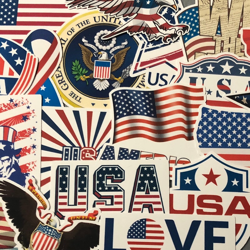 Patriotic Decal - Etsy