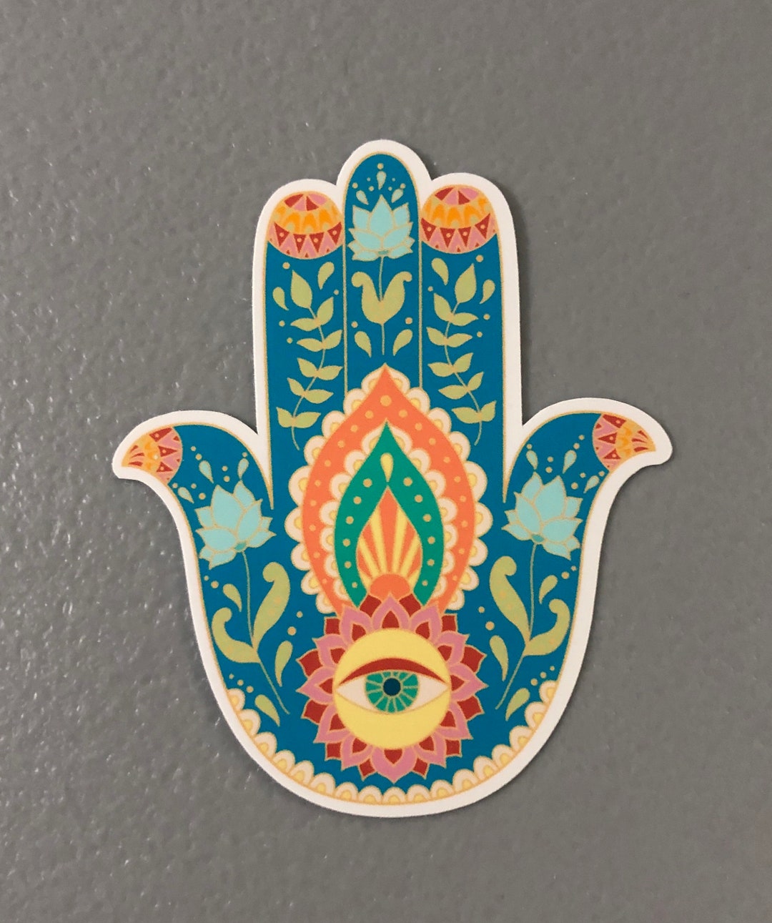 Hamsa Sticker, Hamsa Hand Sticker, Hamsa Decal, Waterproof Vinyl ...