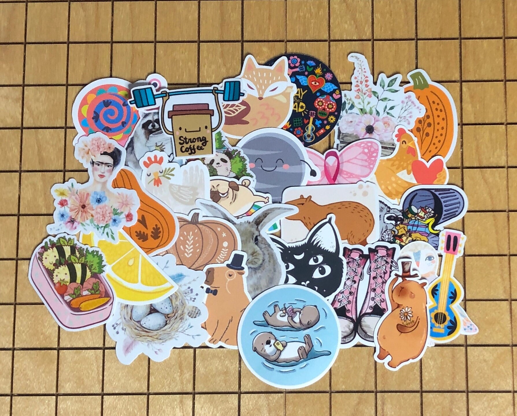 24 Assorted MINI Sticker Set Mini Sticker Pack Sticker - Etsy