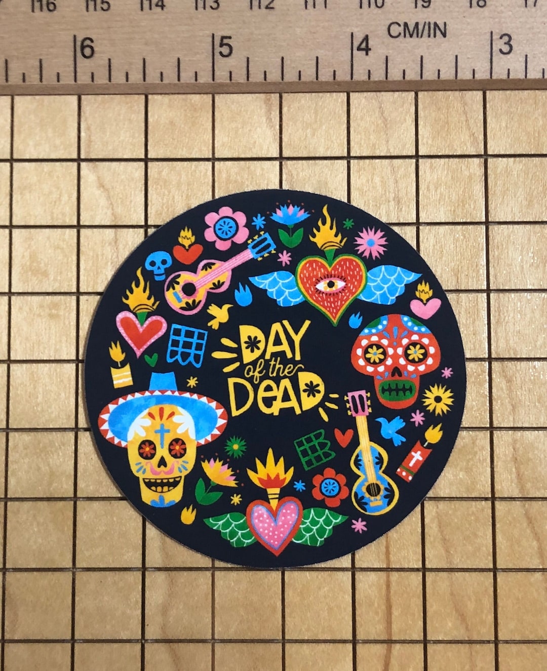Day of the Dead Sticker, Day of the Dead Decal, Dia De Los Muertos ...