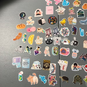 50 MINI Sticker Pack, Assorted Mini Stickers, Sticker Bomb, Tiny ...