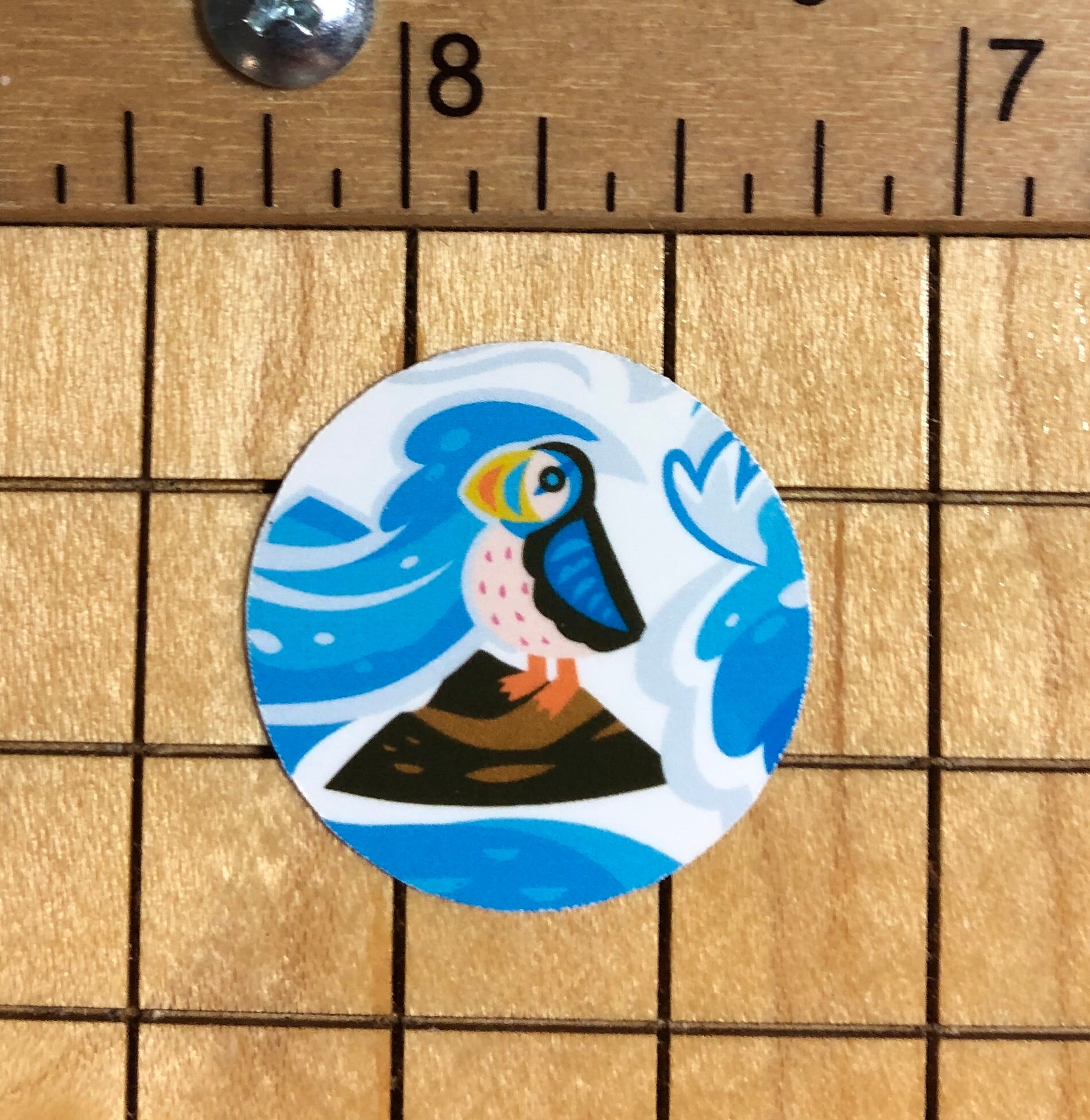 5 MINI Puffin Stickers Puffin Decal Puffin Rock Tiny - Etsy