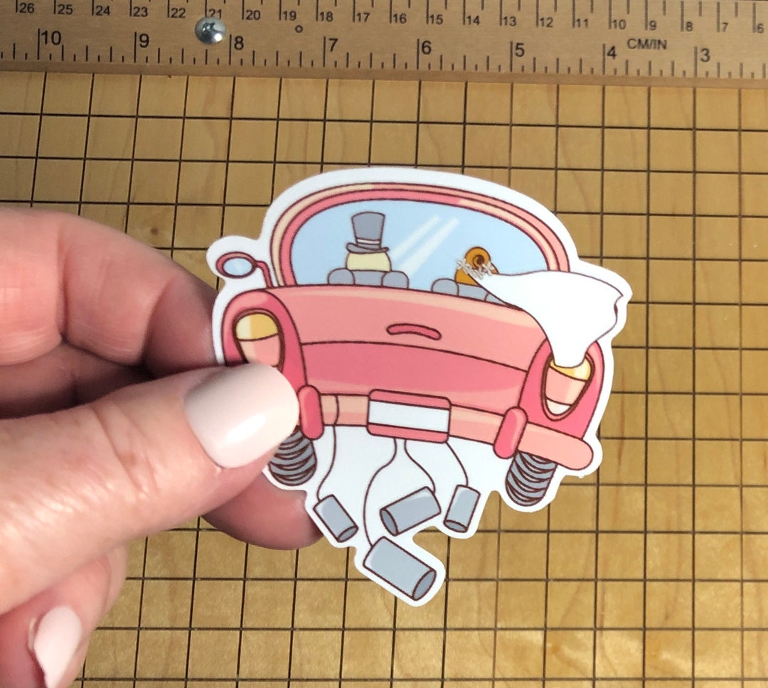 Wedding Sticker Just Married Sticker Just Married Decal - Etsy