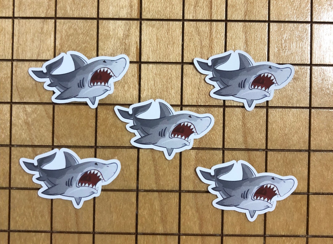 5 MINI Shark Stickers, Shark Sticker Pack, Sticker Bundle, Tiny ...