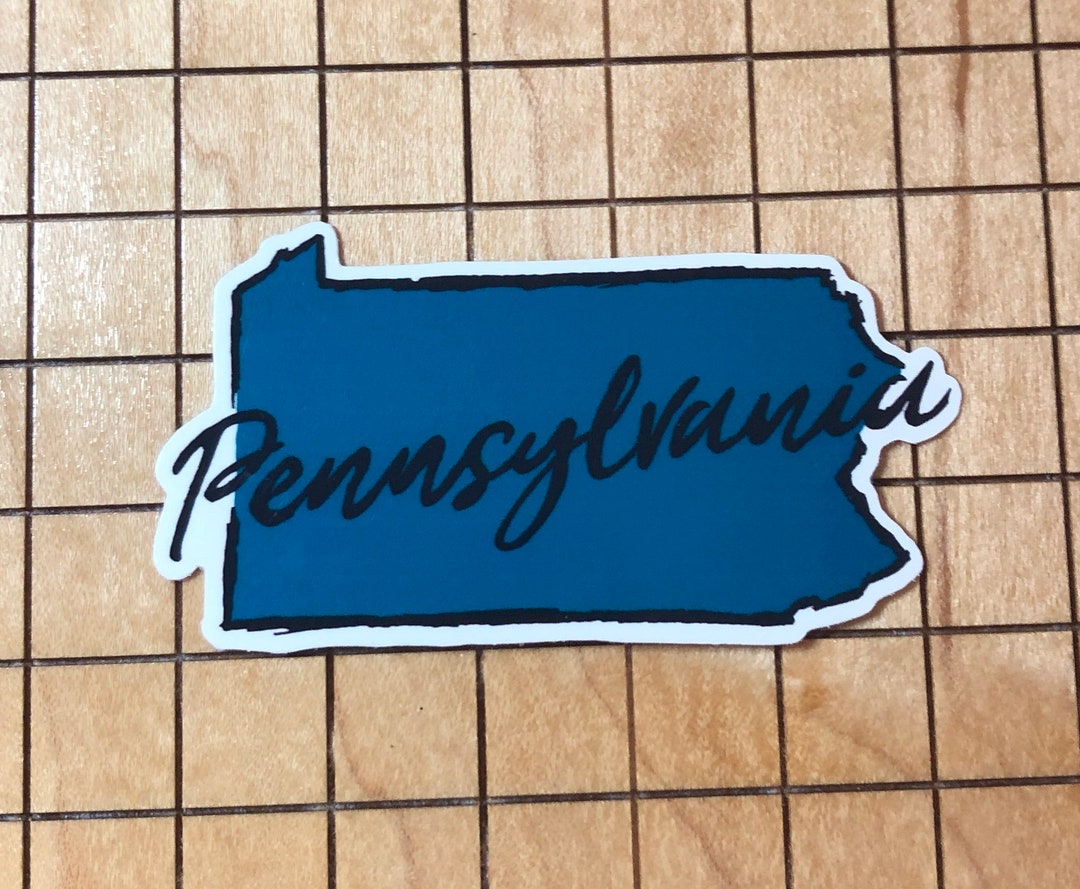 Pennsylvania Sticker, State Sticker, Phone Case Decal, Laptop Decal ...