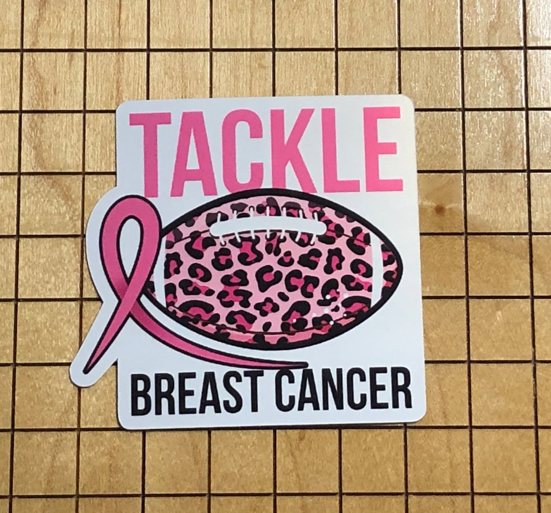 Breast Cancer Awareness Sticker, Tackle Breast Cancer, Pink Ribbon ...