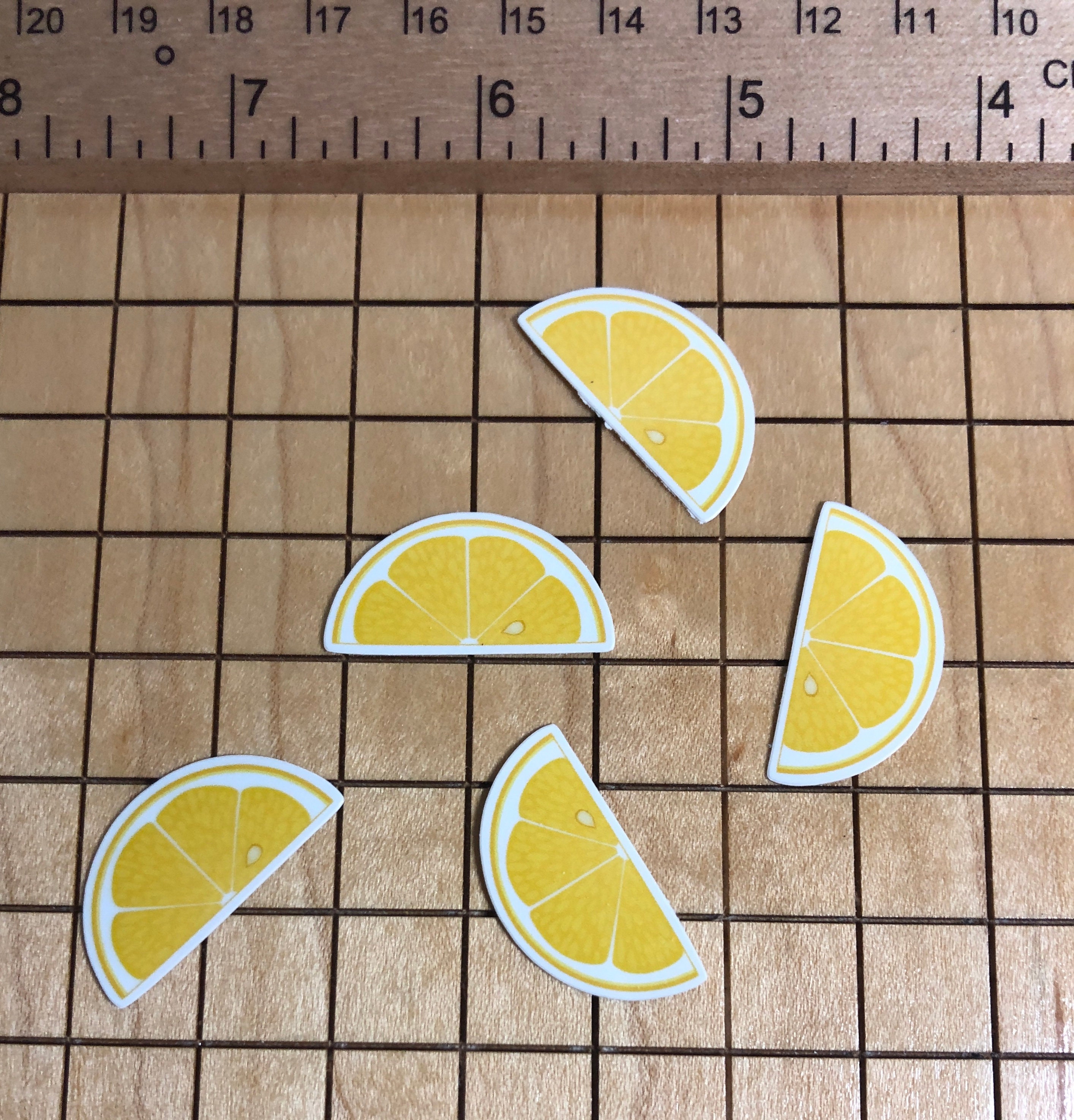 5 MINI Lemon Sticker Pack Lemon Decal Lemon Sticker Lemon - Etsy