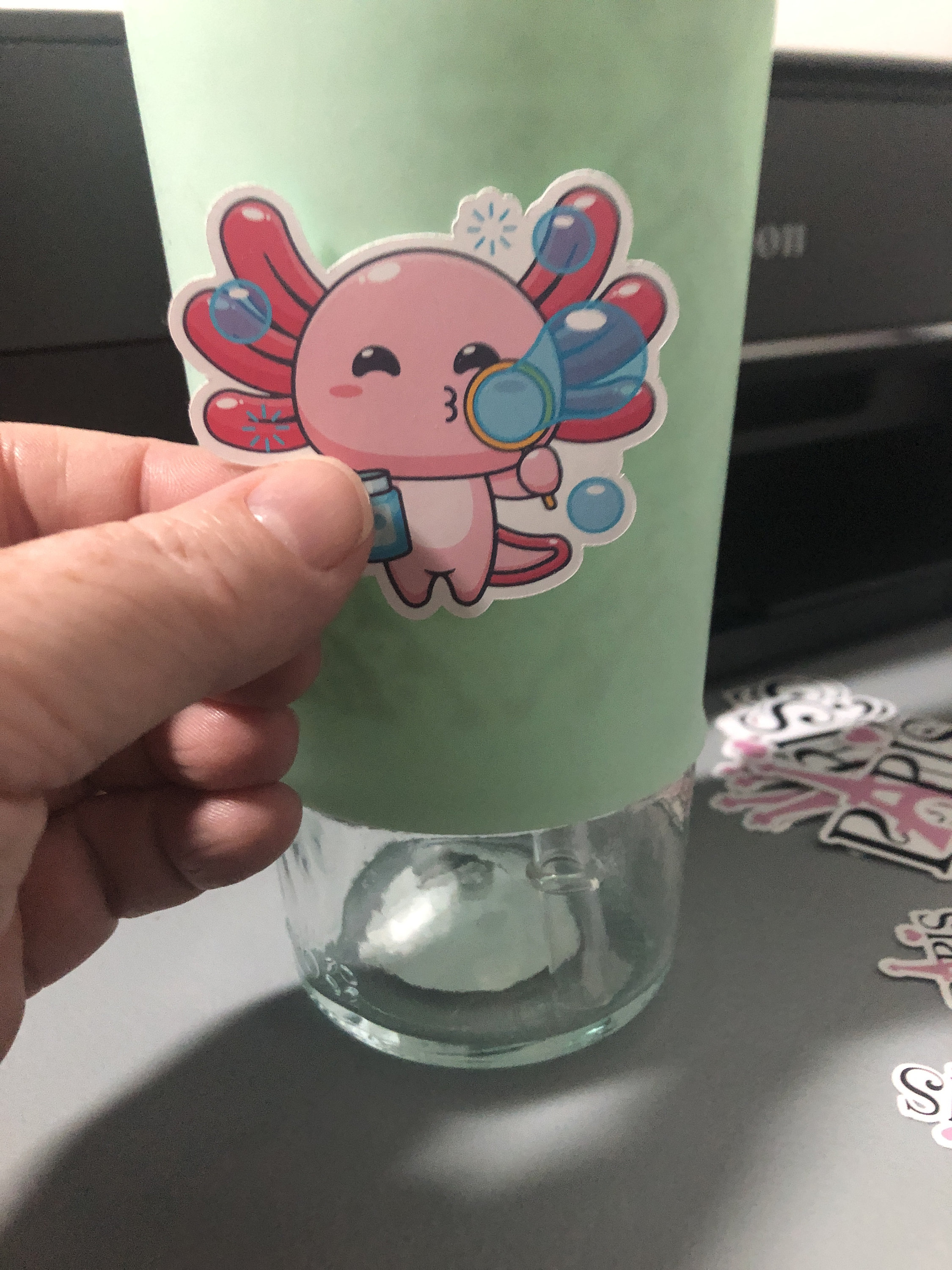 5 Axolotl Stickers Axolotl Sticker Pack Cute Axolotls - Etsy