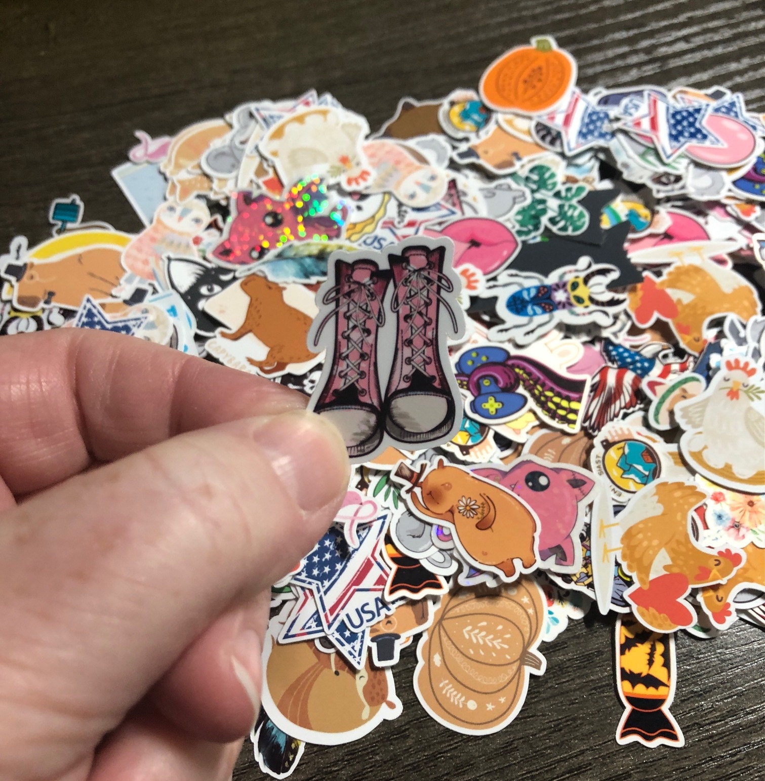 24 Assorted MINI Sticker Set, Mini Sticker Pack, Sticker Bundle, Tiny ...