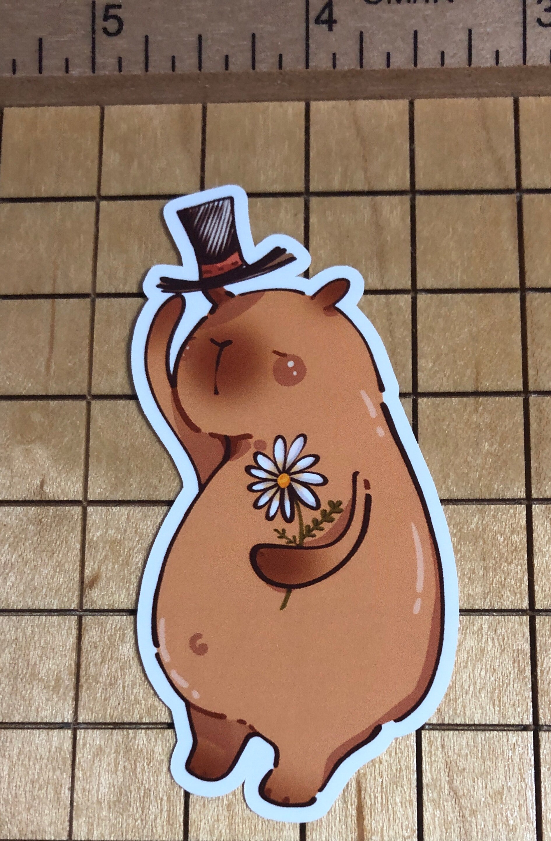 Capybara Sticker, Boyfriend Sticker, Capybara Decal, Capybara Gift ...